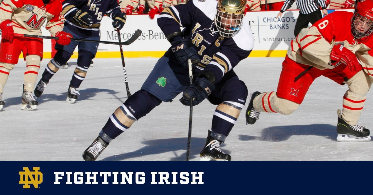 Irish Flip Lids At OfficeMax Hockey City Classic – Notre Dame Fighting ...
