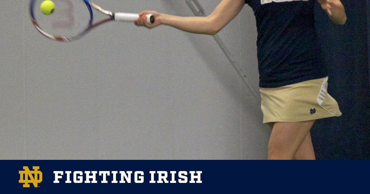 Women’s Tennis Finishes Strong At Adidas Hoosier Classic – Notre Dame ...