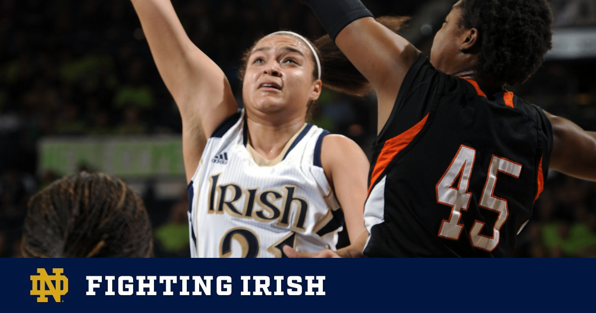 #5 Irish Head North To Face Central Michigan Thursday – Notre Dame ...