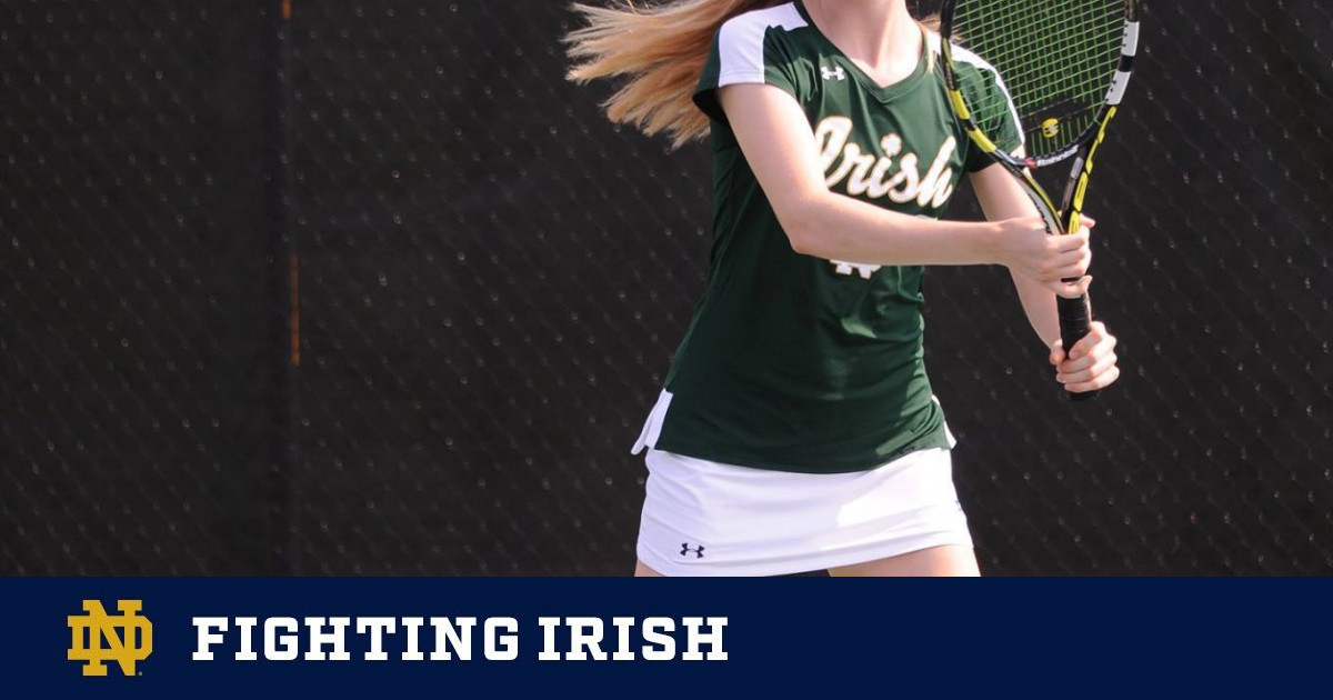 Irish Cap Weekend With Five Singles Wins At Midwest Blast – Notre Dame ...