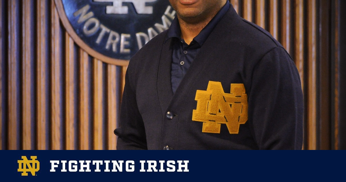 Monogram Letter Sweater Now Available – Notre Dame Fighting Irish ...