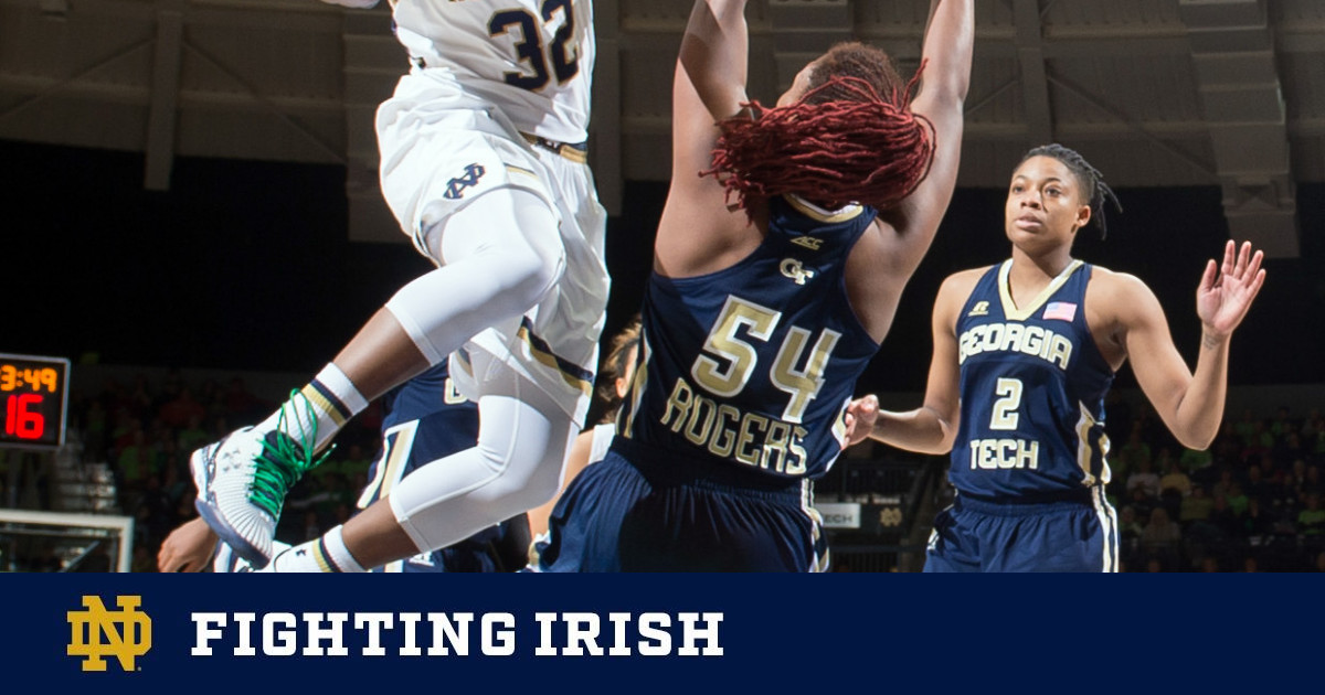 #6/5 Irish Turn Back Georgia Tech, 89-76 – Notre Dame Fighting Irish ...