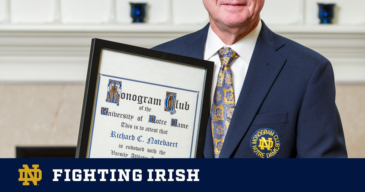 Richard Notebaert Awarded Honorary Monogram – Notre Dame Fighting Irish ...