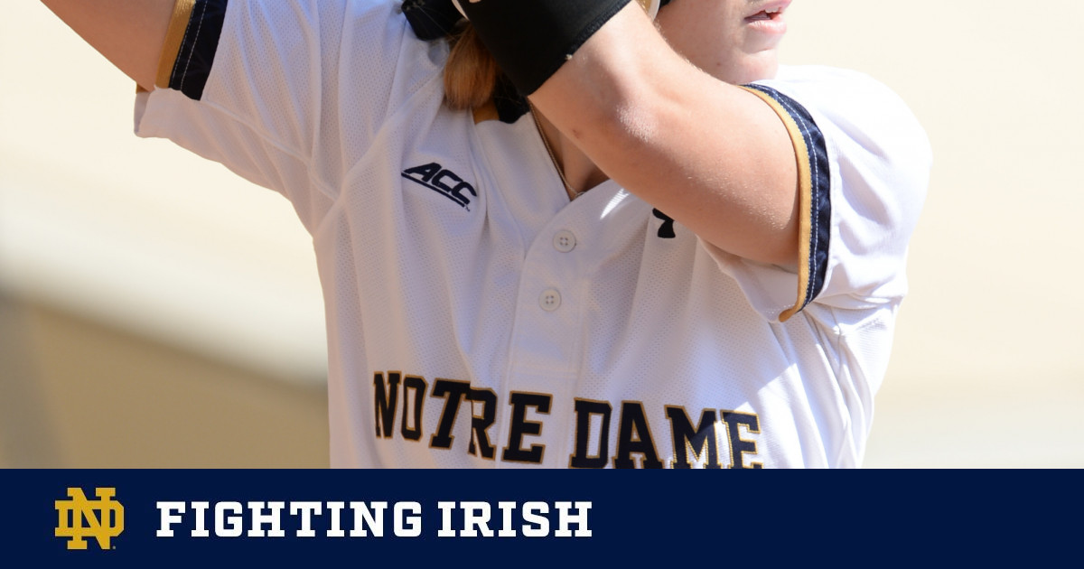 #21/22 Irish Fight Into Regional Final With Run-Rule Wins – Notre Dame ...