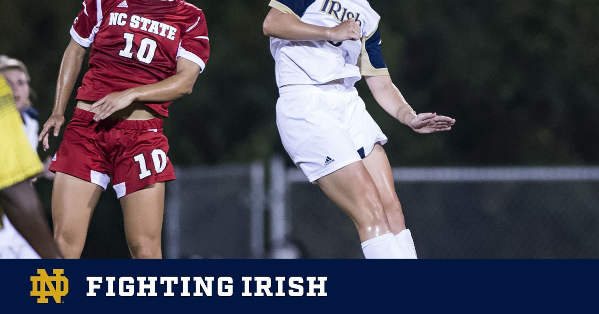 Morgan Andrews Named ACC Player Of The Week – Notre Dame Fighting Irish ...