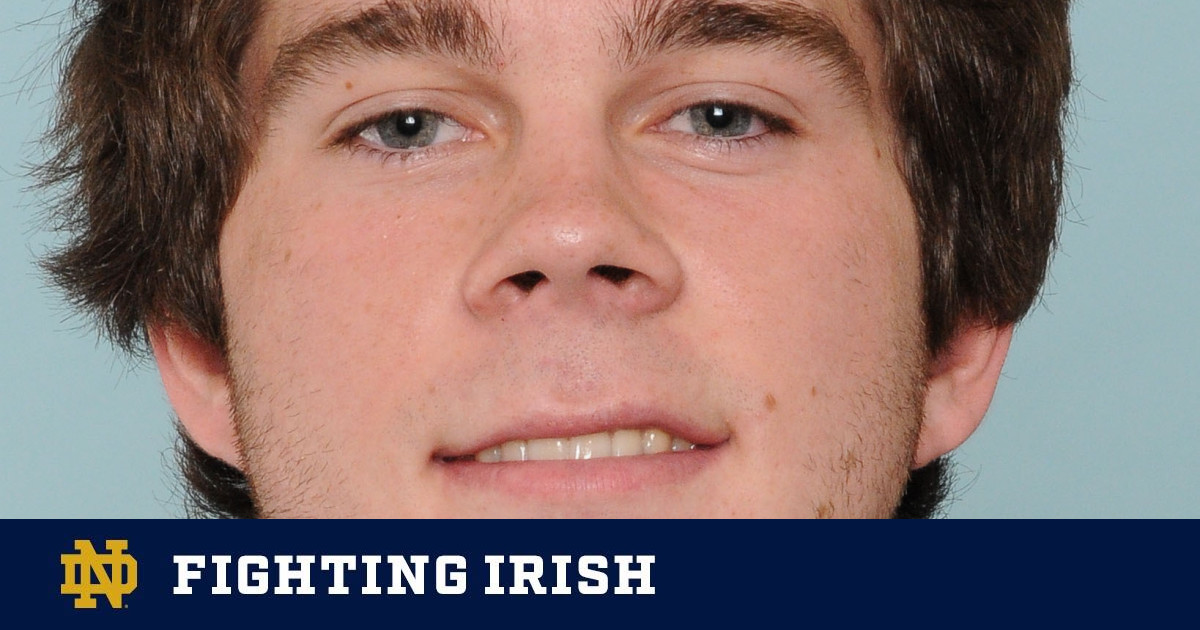 Matt Kavanagh Named BIG EAST Offensive Player Of The Week – Notre Dame ...