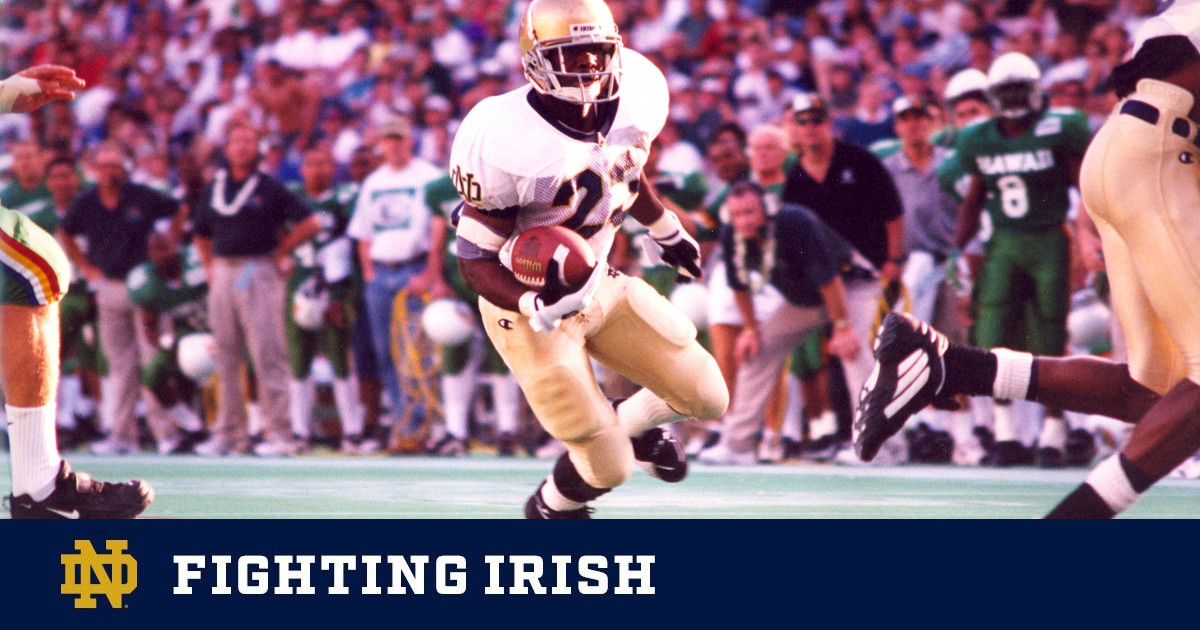 Autry Denson’s Journey Back To Notre Dame – Notre Dame Fighting Irish ...
