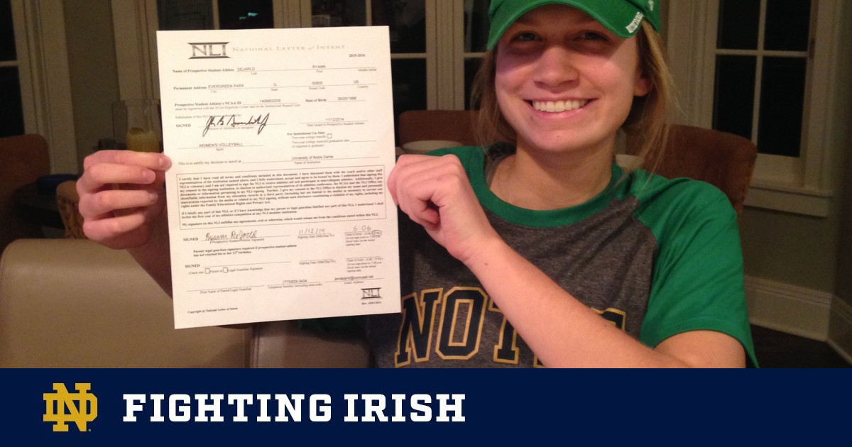Irish Volleyball Inks Four On Signing Day – Notre Dame Fighting Irish ...