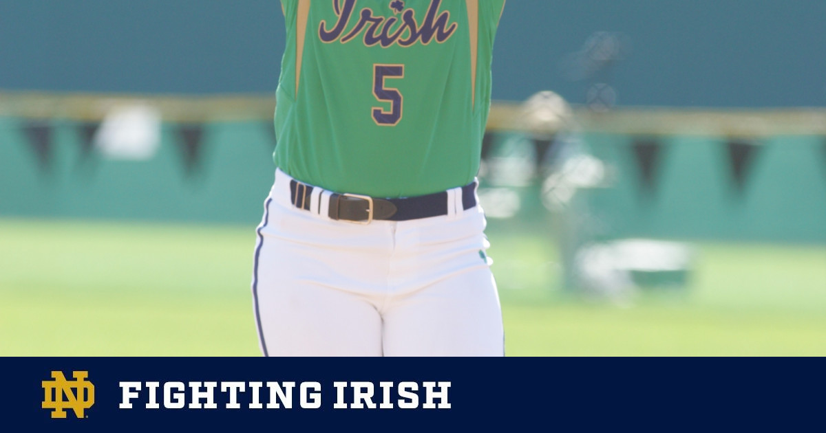 Rhodes Recognized As ACC Co-Pitcher Of The Week – Notre Dame Fighting ...