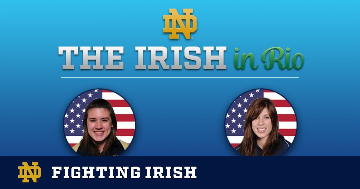 Irish In Rio: Courtney And Kelley Hurley Take Center Stage – Notre Dame ...