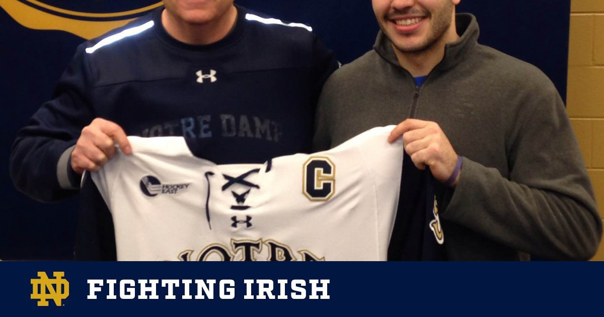 Robbie Russo Named Hockey Team Captain – Notre Dame Fighting Irish ...