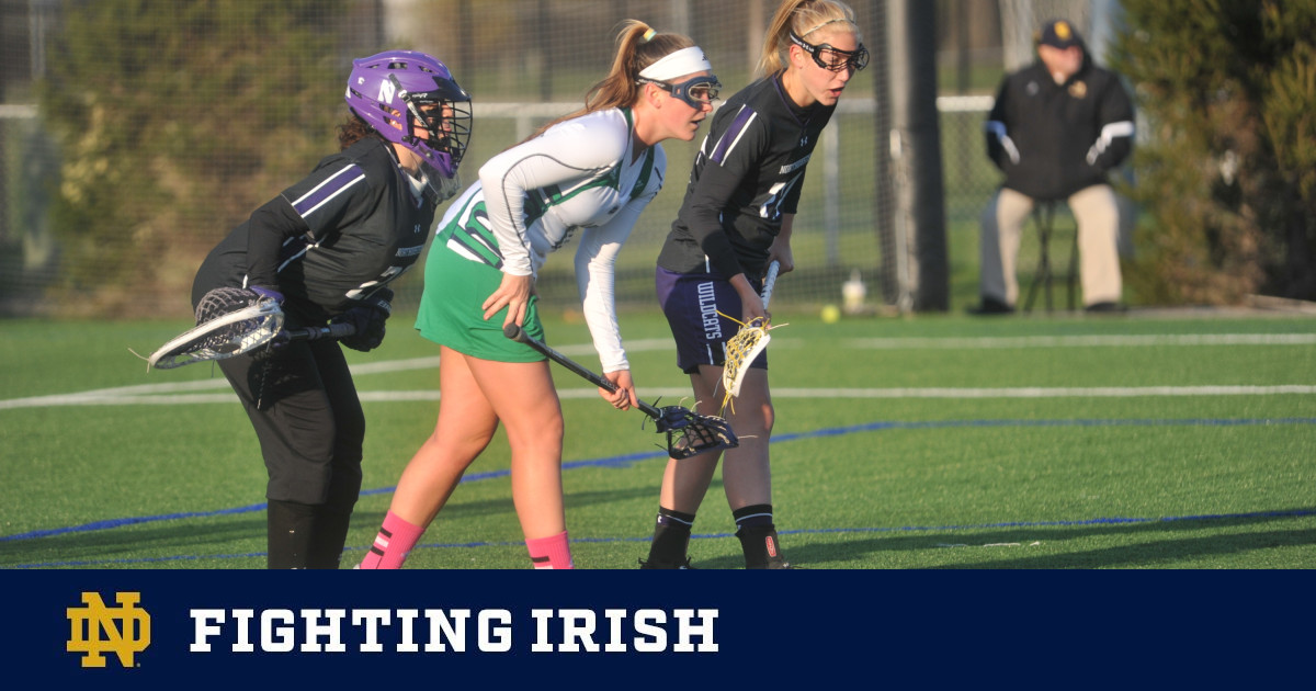 No. 13/10 Irish Face Rival No. 4 Northwestern Wed. Night – Notre Dame ...