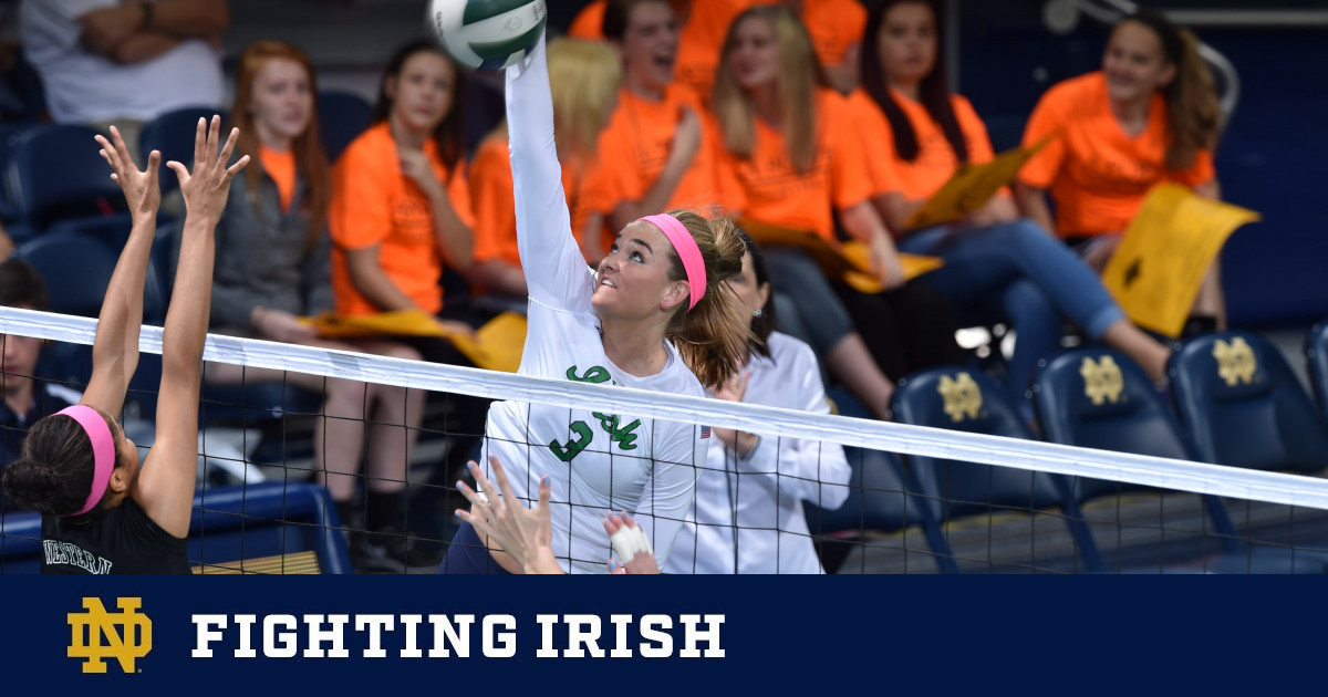 Sam Fry Named To Preseason All-ACC Volleyball Team – Notre Dame ...