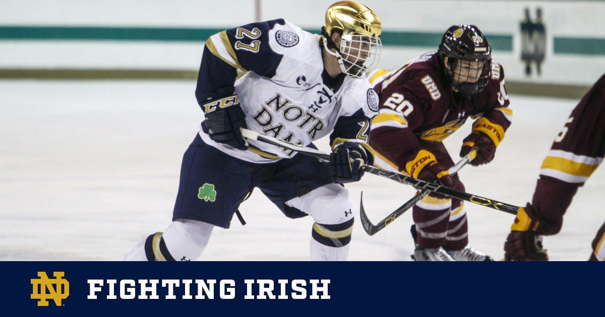 Irish Hockey Freshmen Impress Against Duluth – Notre Dame Fighting ...