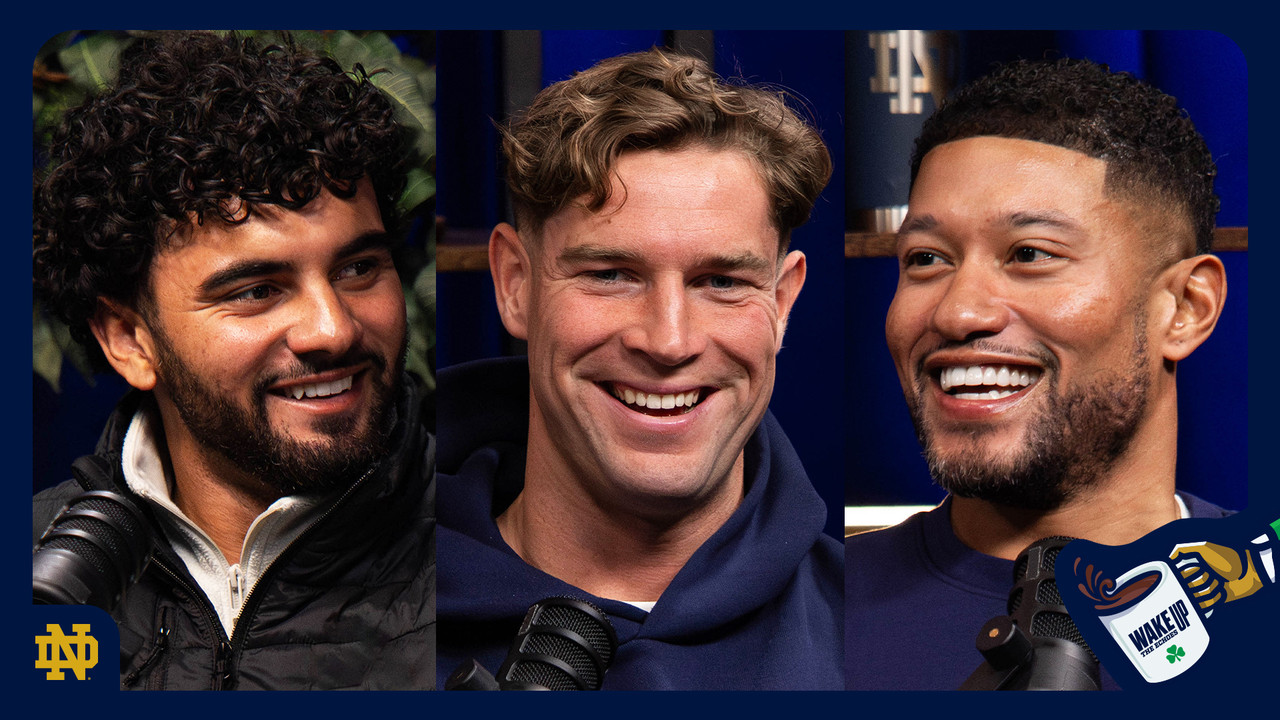 James Rendell Joins the Set | Wake Up the Echoes – Notre Dame Fighting ...