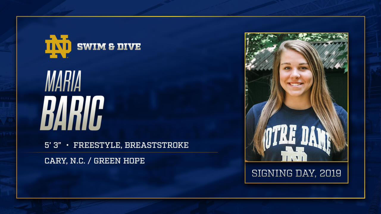 Notre Dame Swim & Dive Announces Signees