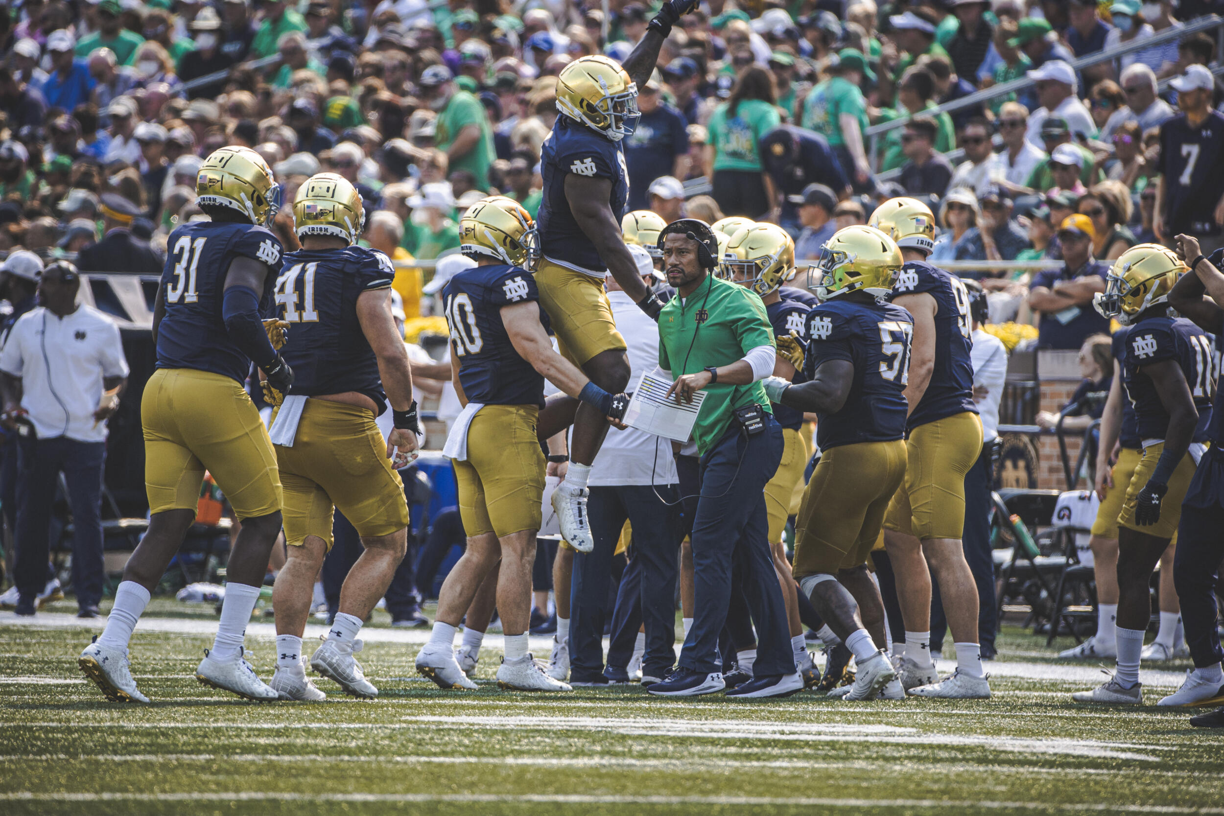 #8/#7 Irish Come From Behind to Beat Toledo, 32-29 – Notre Dame ...