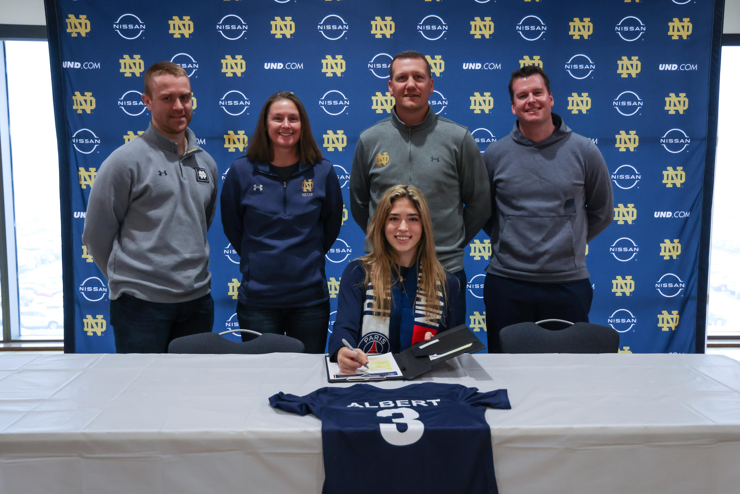 Korbin Albert Signs Pro Contract with PSG – Notre Dame Fighting Irish ...