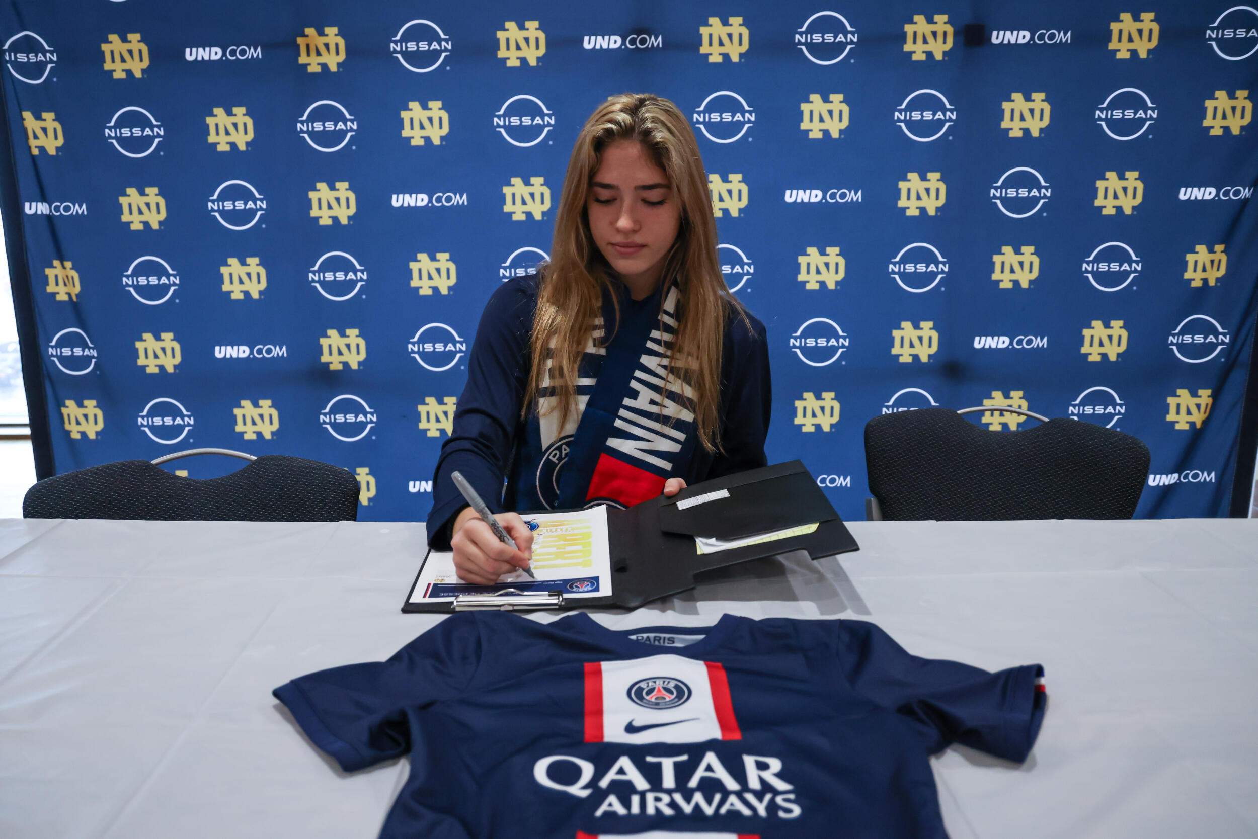 Korbin Albert Signs Pro Contract with PSG – Notre Dame Fighting Irish ...