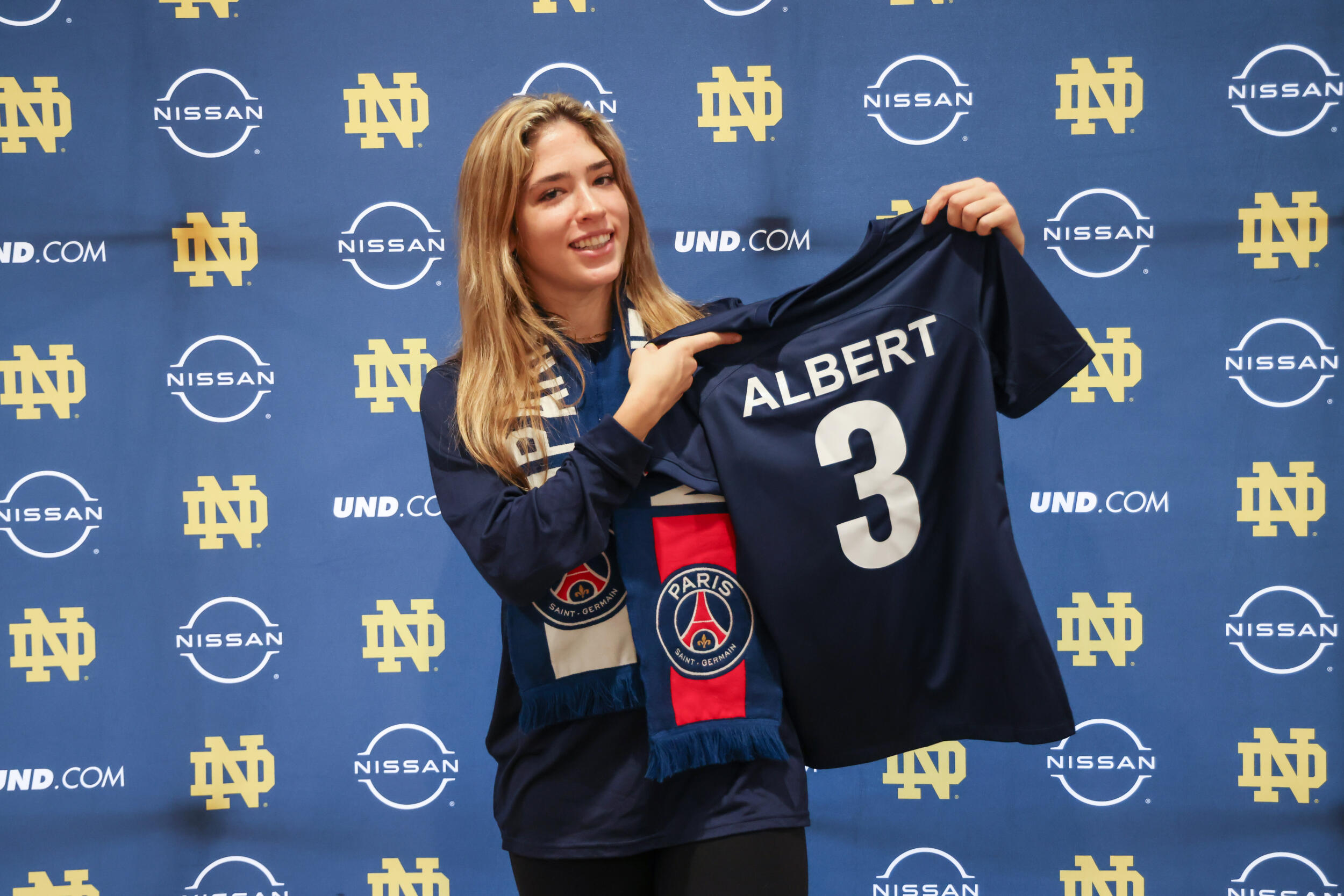 Korbin Albert Signs Pro Contract with PSG – Notre Dame Fighting Irish ...
