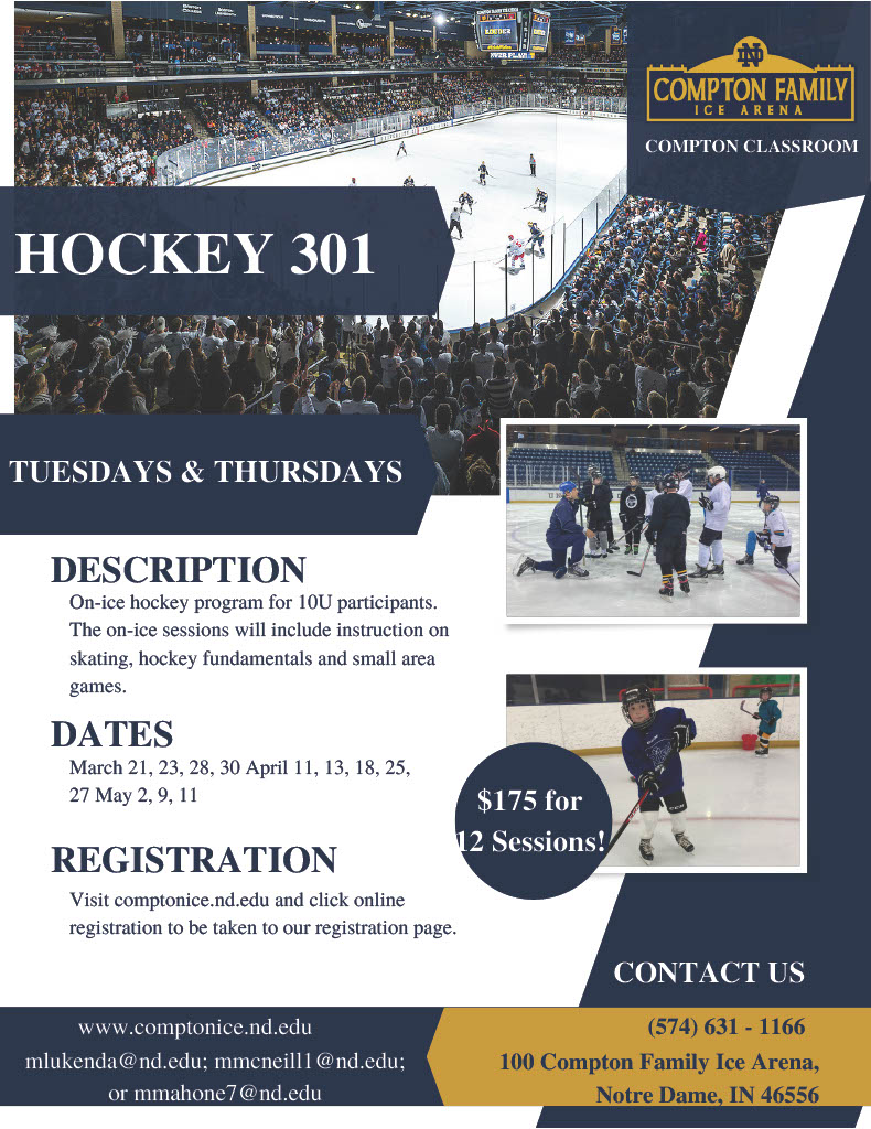Youth Hockey Programs – Notre Dame Fighting Irish – Official Athletics ...