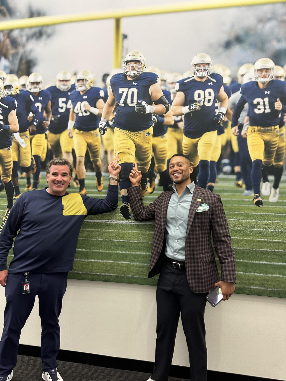 Marcus Freeman’s Travel Blog – Day 1 – Notre Dame Fighting Irish ...