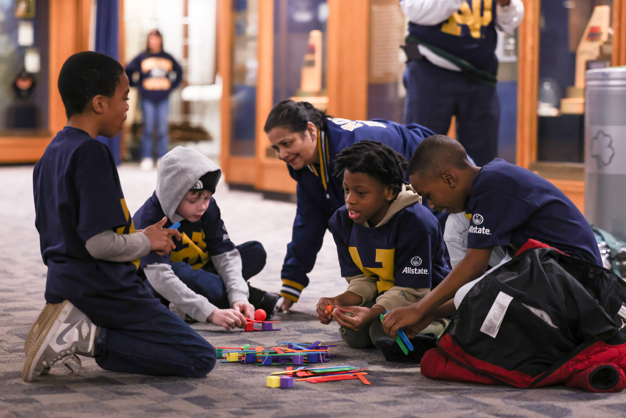 Irish Welcome Special Group To Campus For Blue-Gold Game With Assist From Allstate – Notre Dame ...