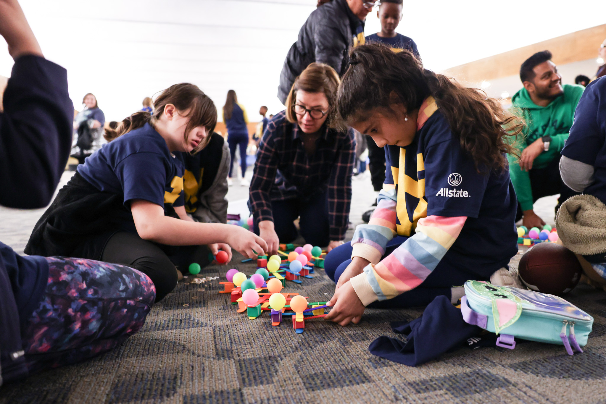 Irish Welcome Special Group To Campus For Blue-Gold Game With Assist From Allstate – Notre Dame ...