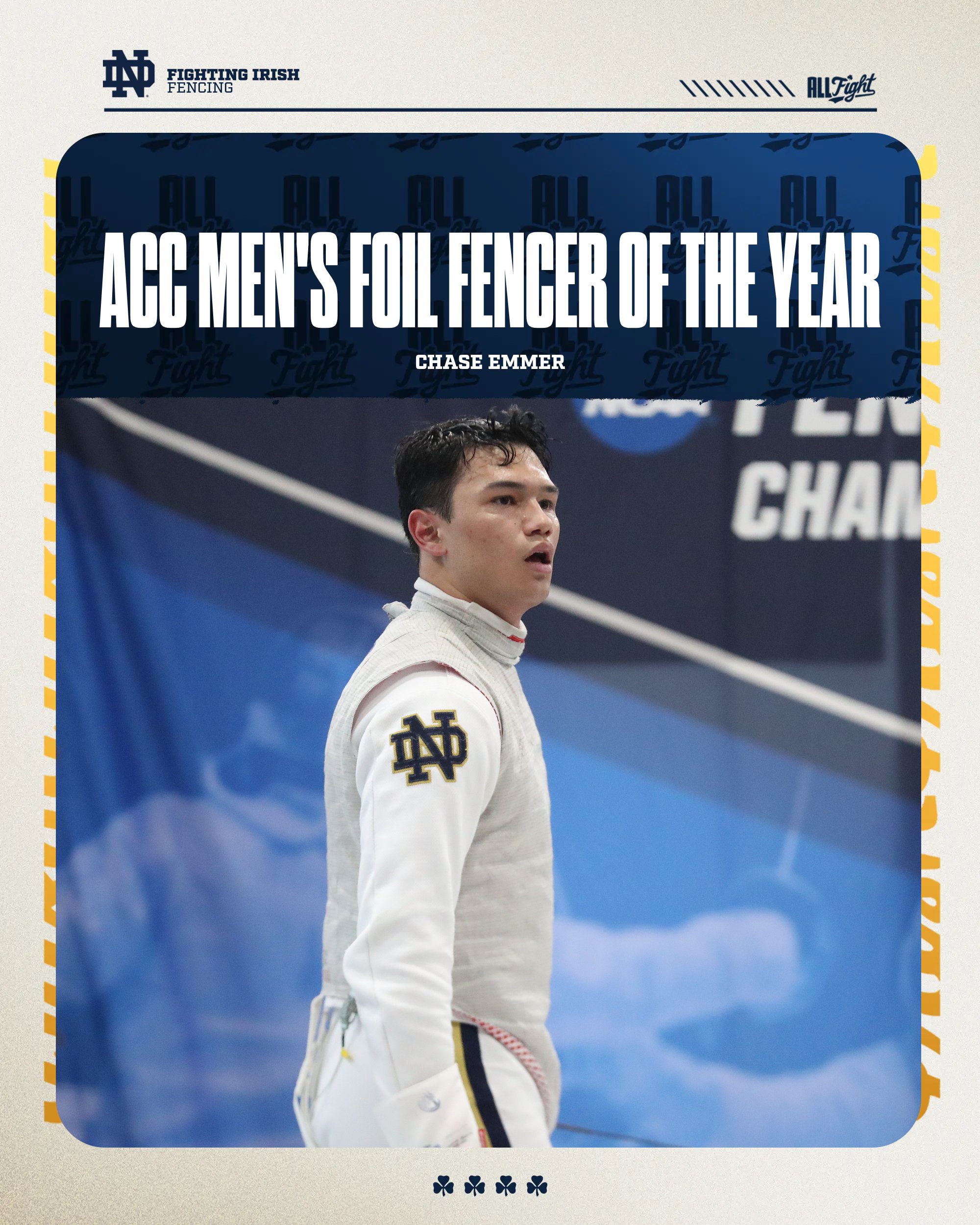 Irish Win Six ACC Fencing Season Awards – Notre Dame Fighting Irish ...
