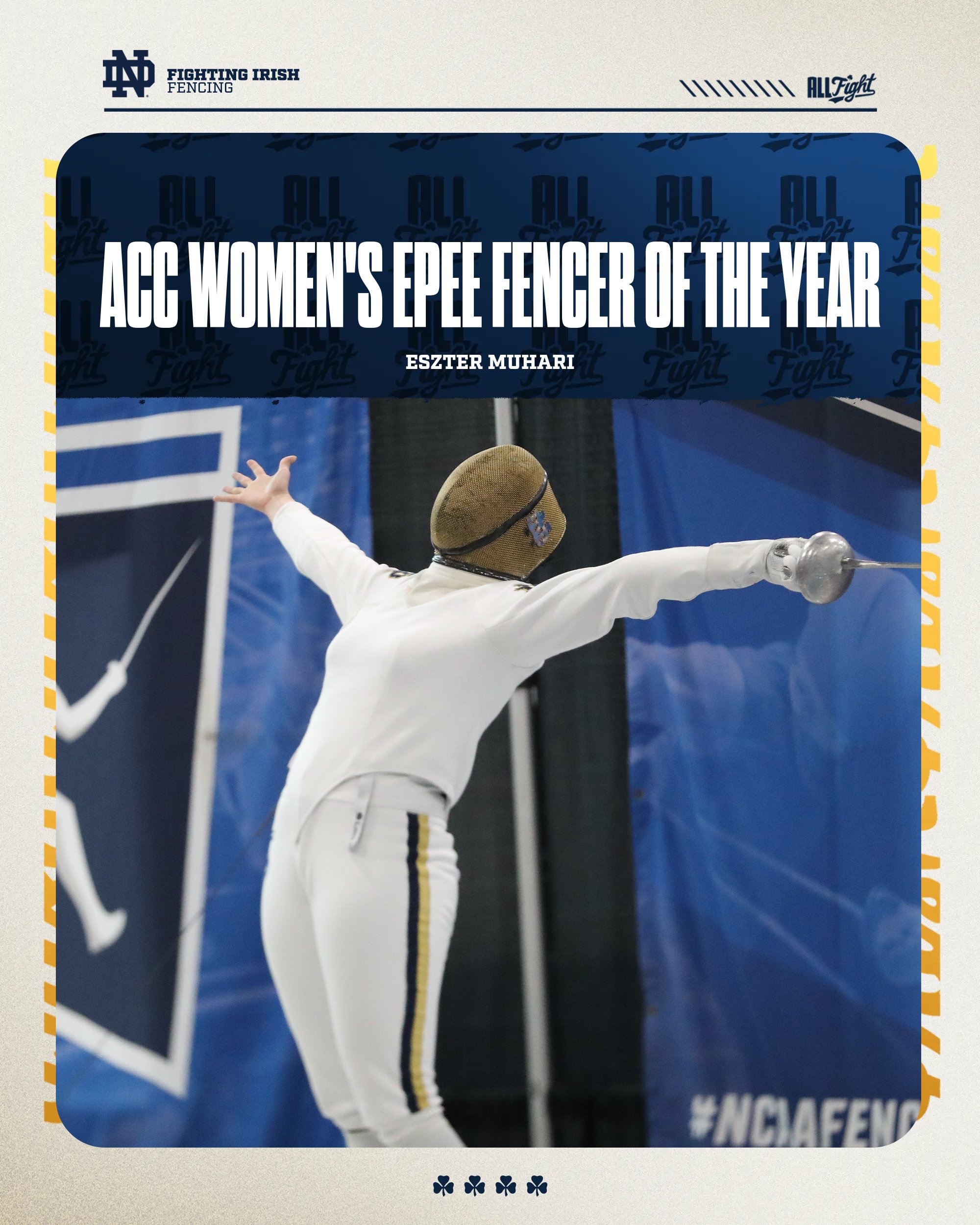 Irish Win Six ACC Fencing Season Awards – Notre Dame Fighting Irish ...