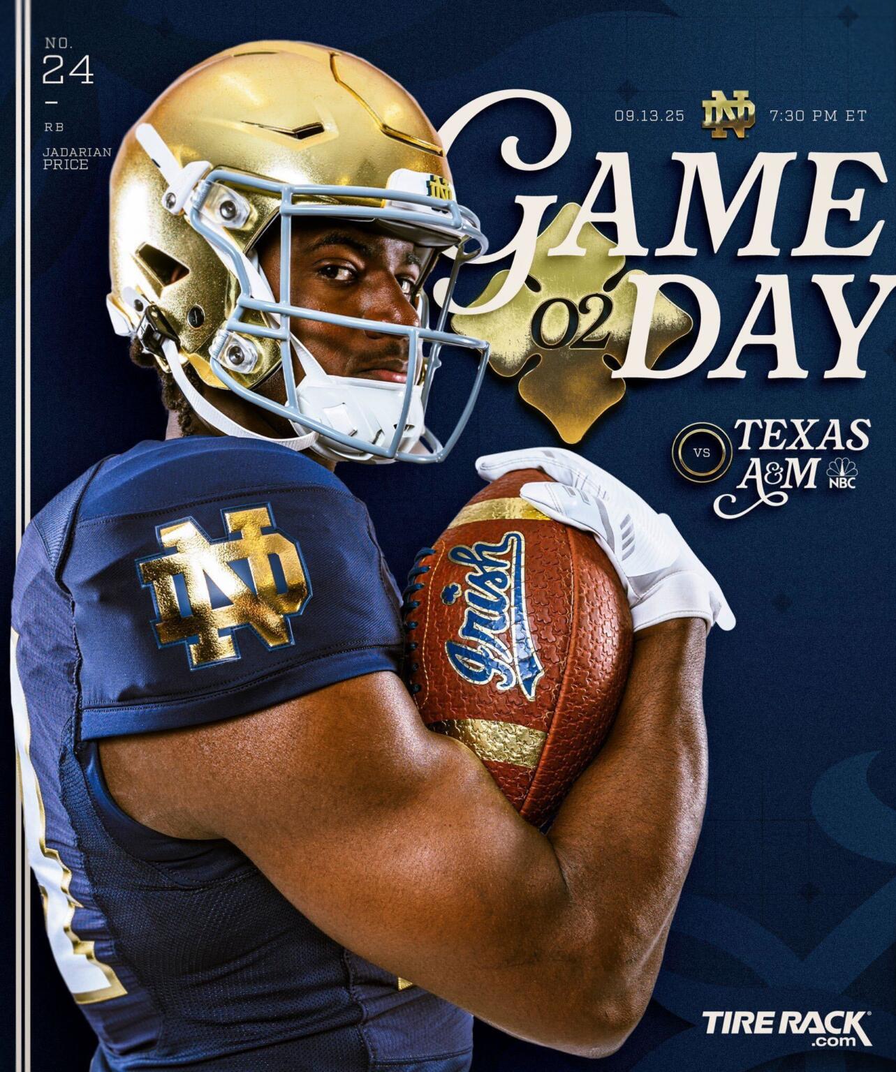 #8 Fighting Irish vs. #16 Texas A&M Gameday Central