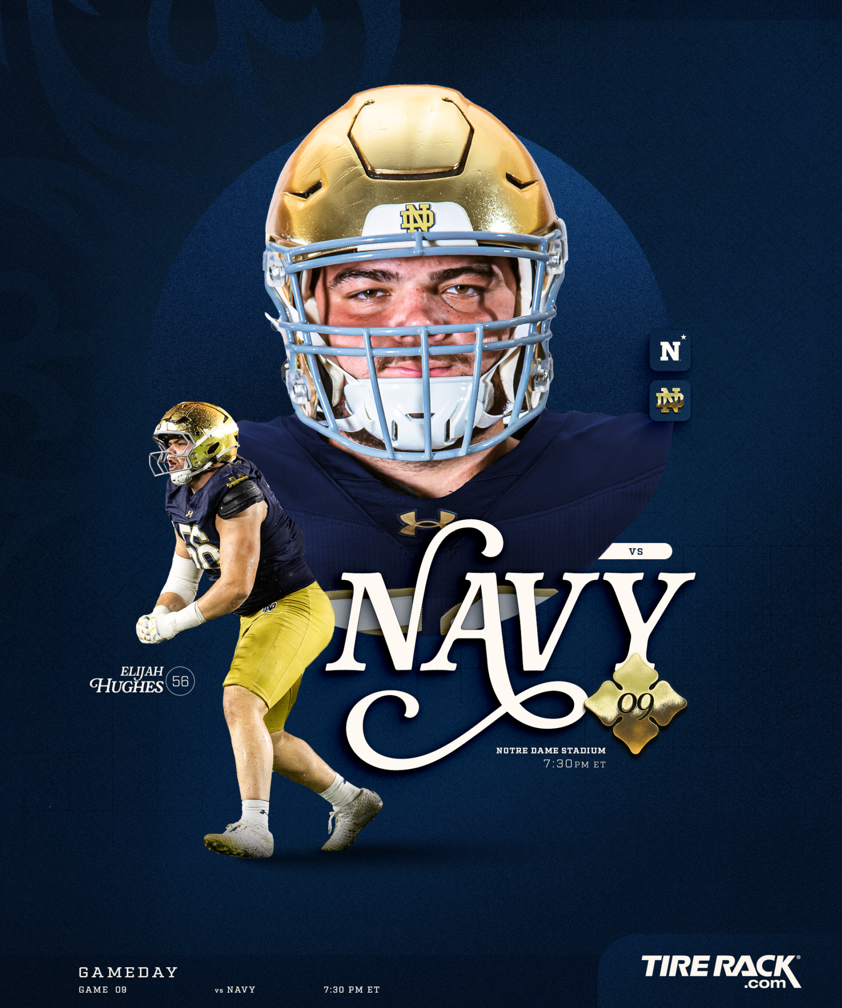 #10 Notre Dame vs. Navy Gameday Central