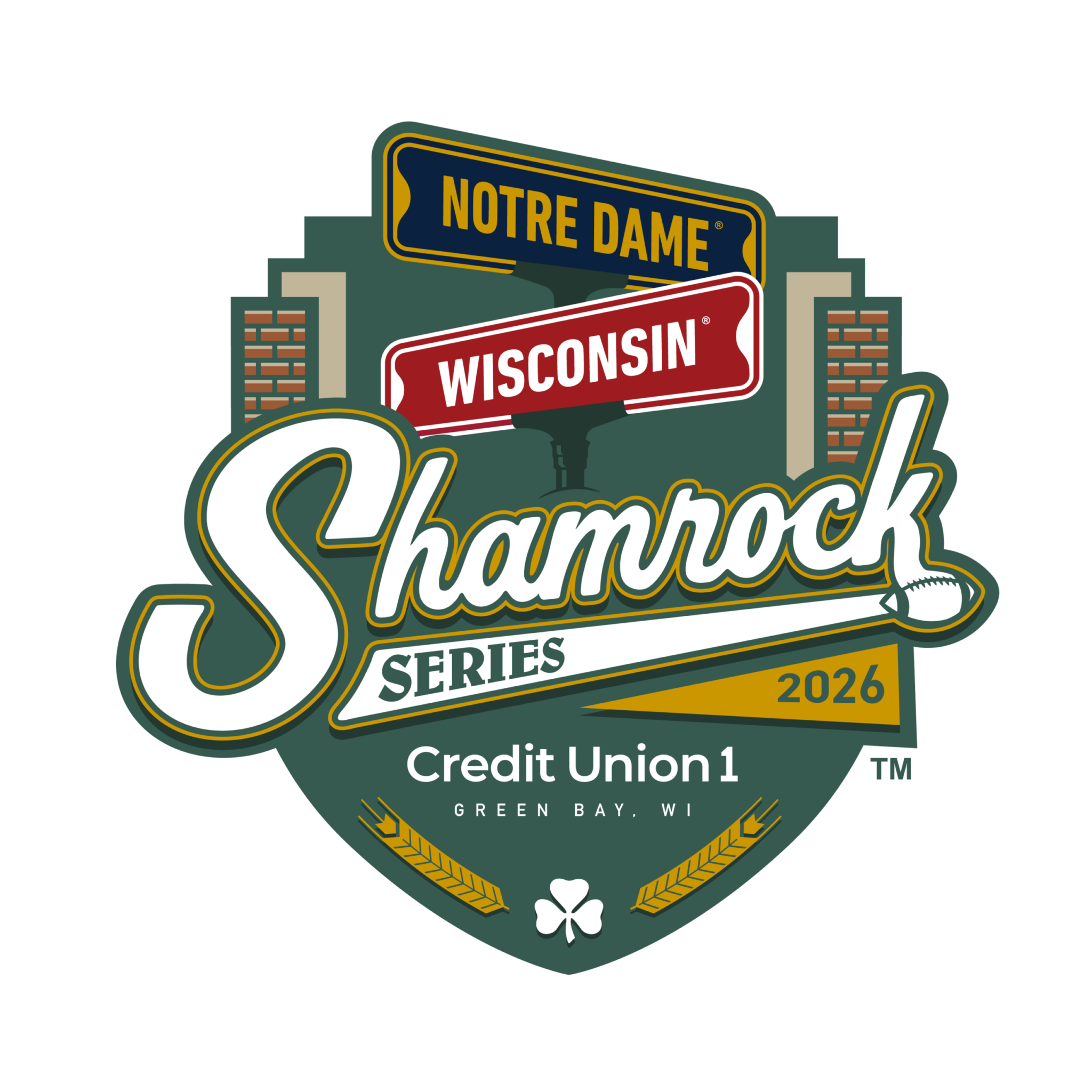 Notre Dame Releases Official Logo for 2026 Shamrock Series Game – Notre ...